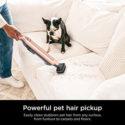 Shark WS642RG WANDVAC System Pet 3-in-1 Ultra-Lightweight Powerful Cordless Stick & Handheld Vacuum Combo with Charging Dock, Duster Crevice Tool & Pet Multi-Tool, Rose Gold