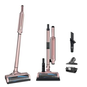 shark ws632rgbrn wandvac system ultra-lightweight powerful cordless stick vacuum with boost mode, charging dock, rose gold