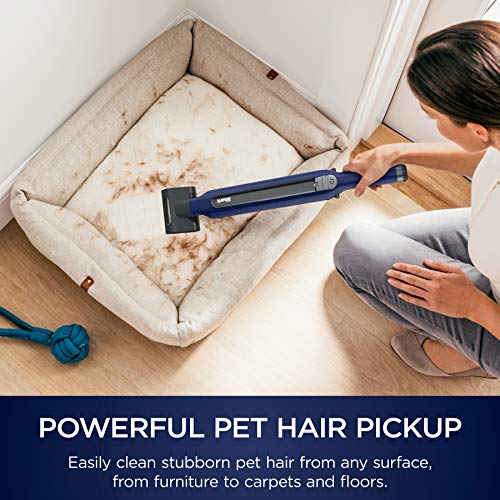 Shark WS633 WANDVAC System Pet Pro Cordless Stick & Handheld Vacuum Combo 3-in-1 Ultra-Lightweight Powerful with Boost Mode, Charging Dock & Motorized Hand Tool, Royal Blue, Navy