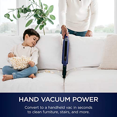 Shark WS633 WANDVAC System Pet Pro Cordless Stick & Handheld Vacuum Combo 3-in-1 Ultra-Lightweight Powerful with Boost Mode, Charging Dock & Motorized Hand Tool, Royal Blue, Navy