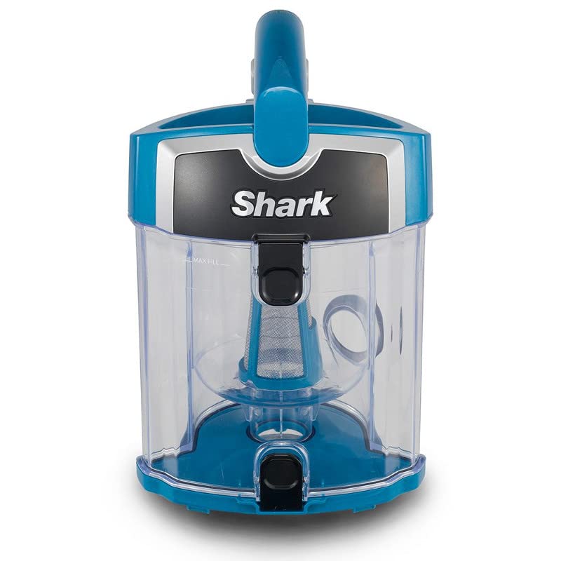 Shark Navigator Lift-Away Speed Zero-M Self-Cleaning Brushroll Upright Vacuum Dirt Cup, Blue/Clear