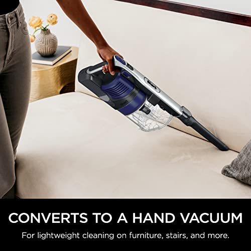 Shark IZ482H Vertex Cordless Stick Vacuum With DuoClean PowerFins, MultiFLEX, Crevice Tool, Pet Multi-Tool & Anti-Allergen Brush, 120-min Runtime, Double Battery, Iris