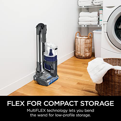 Shark IZ482H Vertex Cordless Stick Vacuum With DuoClean PowerFins, MultiFLEX, Crevice Tool, Pet Multi-Tool & Anti-Allergen Brush, 120-min Runtime, Double Battery, Iris