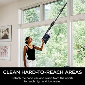 Shark IZ482H Vertex Cordless Stick Vacuum With DuoClean PowerFins, MultiFLEX, Crevice Tool, Pet Multi-Tool & Anti-Allergen Brush, 120-min Runtime, Double Battery, Iris