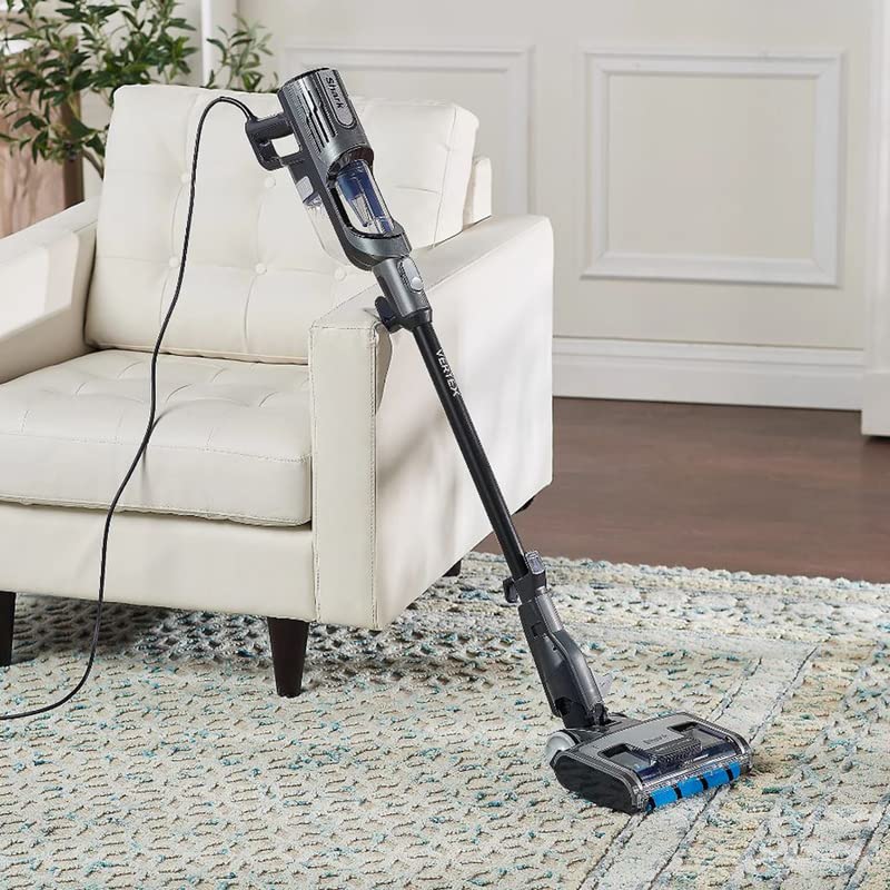 Shark HZ2002 Vertex Ultralight Corded Stick DuoClean Vacuum, Black