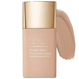 estee lauder double wear sheer 2c3 fresco long-wear makeup spf 19 foundation full size 1 fl oz 30 ml