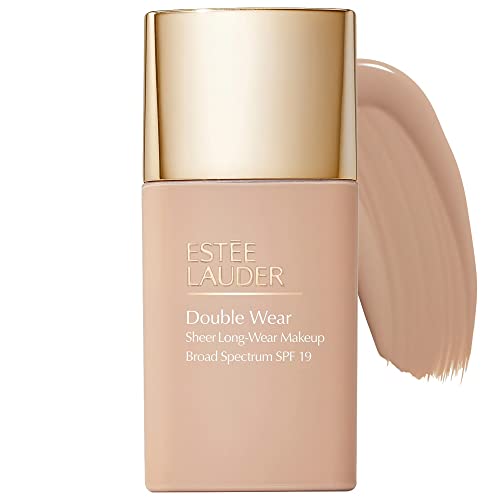 Estee Lauder Double Wear Sheer 2C3 Fresco Long-Wear Makeup SPF 19 Foundation Full Size 1 Fl Oz 30 mL