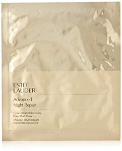 estee lauder advanced night repair concentrated recovery power foil mask, 4 count, clear