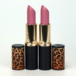 pack of 2 x estee lauder pure color envy hi-lustre lipstick 221 pink parfait, 0.12 oz each sample size unboxed