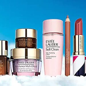 Estee Lauder 2021 7pcs Lift & Plump Gift Set Includes Resilience Moisturizers, Advanced Night Repair Serum & Eye More