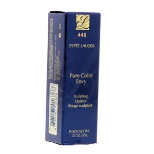 Pack of 3 x Estee Lauder Pure Color Envy Sculpting Lipstick 440 Irresistible, 0.12 oz each Sample Size Unboxed