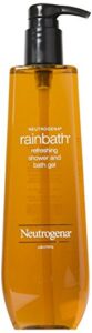 3 pack wholesale lot neutrogena rain bath refreshing shower and bath gel, 40oz