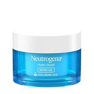 neutrogena hydro boost hyaluronic acid hydrating water gel daily face moisturizer for dry skin, oil-free, non-comedogenic face lotion, 1.7 fl. oz