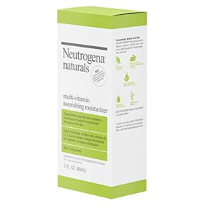 Neutrogena Naturals Multi-Vitamin Nourishing Daily Face Moisturizer with Antioxidant Bionutrients & Vitamins B, C & E, Non-Comedogenic & Sulfate-, Paraben-, Phthalate- & Dye-Free, 3 fl. oz