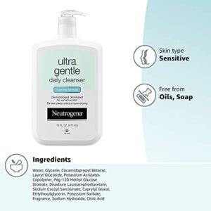 Ultra Gentle Hydrating Daily Facial Cleanser for Sensitive Skin