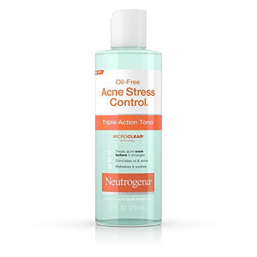 Neutrogena Oil-Free Acne Stress Control Triple-Action Toner, 8 Fluid Ounce