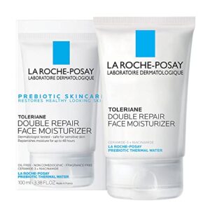 La Roche-Posay Toleriane Double Repair Face Moisturizer, Daily Moisturizer Face Cream with Ceramide and Niacinamide for All Skin Types, Oil Free, Fragrance Free