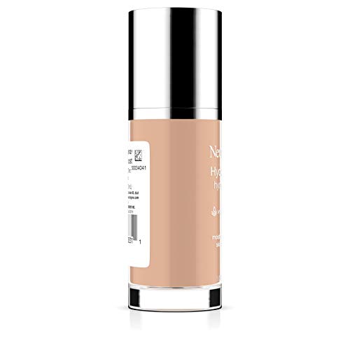 Neutrogena Hydro Boost Hydrating Tint with Hyaluronic Acid, Lightweight Water Gel Formula, Moisturizing, Oil-Free & Non-Comedogenic Liquid Foundation Makeup, 30 Buff Color, 1.0 fl. oz