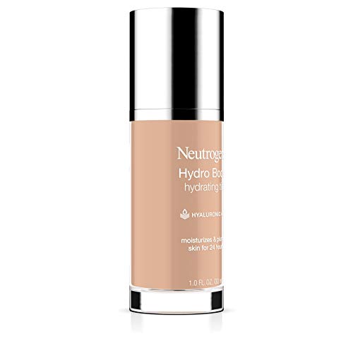 Neutrogena Hydro Boost Hydrating Tint with Hyaluronic Acid, Lightweight Water Gel Formula, Moisturizing, Oil-Free & Non-Comedogenic Liquid Foundation Makeup, 30 Buff Color, 1.0 fl. oz