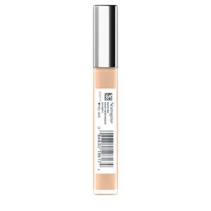 Neutrogena Healthy Skin Radiant Brightening Cream Concealer with Peptides & Vitamin E Antioxidant, Lightweight Perfecting Concealer Cream, Non-Comedogenic, Ecru Light 02 with cool undertones, 0.24 oz