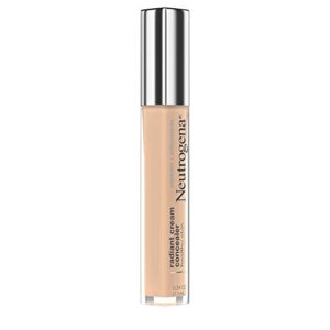 Neutrogena Healthy Skin Radiant Brightening Cream Concealer with Peptides & Vitamin E Antioxidant, Lightweight Perfecting Concealer Cream, Non-Comedogenic, Ecru Light 02 with cool undertones, 0.24 oz