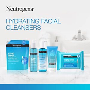 Neutrogena Hydro Boost Lightweight Hydrating Facial Cleansing Gel, Gentle Face Wash & Makeup Remover with Hyaluronic Acid, Hypoallergenic & Non Comedogenic, 6 oz, Pack of 3