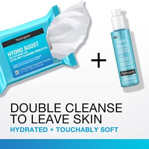 Neutrogena Hydro Boost Lightweight Hydrating Facial Cleansing Gel, Gentle Face Wash & Makeup Remover with Hyaluronic Acid, Hypoallergenic & Non Comedogenic, 6 oz, Pack of 3