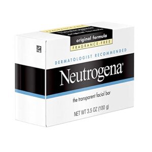 Neutrogena The Transparent Facial Bar Original Formula, 3.50 oz (Pack of 12)