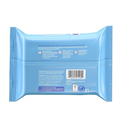 Neutrogena Makeup Remover Cleansing Towelettes, Refill Pack, 25 Count (Pack of 5)+ 1 travel size (7ct.)