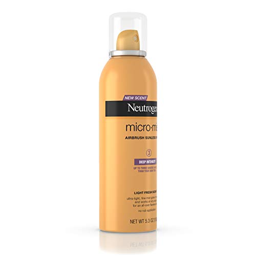 Neutrogena MicroMist Tanning Sunless Spray, Deep, 5.3 Ounce