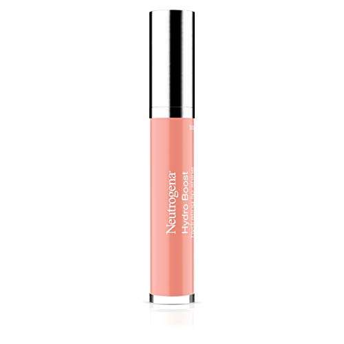 Neutrogena Hydro Boost Moisturizing Lip Gloss, Hydrating Non-Stick and Non-Drying Luminous Tinted Lip Shine with Hyaluronic Acid to Soften and Condition Lips, 23 Ballet Pink Color, 0.10 oz