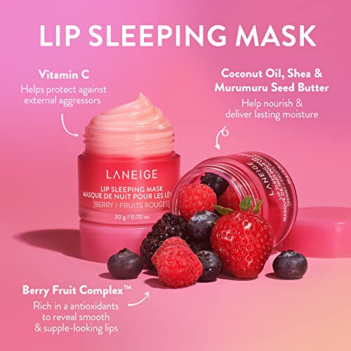 LANEIGE Lip Sleeping Mask - Sweet Candy, 0.70 Ounce (Packaging may vary)