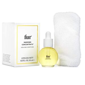 Fur Ingrown Concentrate: Ingrown Hair Treatment, Exfoliating Oil Kit for your Hair and Skin to Smoothe, Soothe and Treat Ingrown Hairs - 0.5 FL OZ