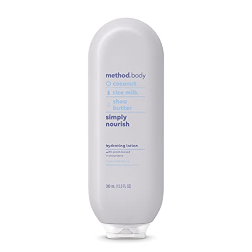 Method Daily Lotion, Simply Nourish, Plant-Based Moisturizer for 24 Hours of Hydration