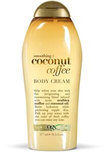 ogx smoothing + coconut coffee body cream 19.5 oz