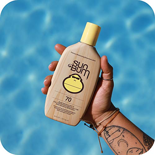 Sun Bum Original SPF 70 Sunscreen Lotion | Vegan and Reef Friendly (Octinoxate & Oxybenzone Free) Broad Spectrum Moisturizing UVA/UVB Sunscreen with Vitamin E | 8 oz