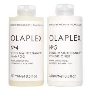 olaplex no. 5 bond maintenance conditioner, 8.5 fl oz no. 4 bond maintenance shampoo, 8.5 fl oz