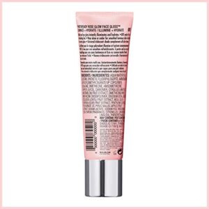 Face Primer by Revlon, PhotoReady Face Gloss Rose Glow, Face Makeup for All Skin Types, Hydrates, Illuminates & Moisturizes, Infused with Glycerin & Olive Oil Extract, 80% Water, 1 Fl Oz