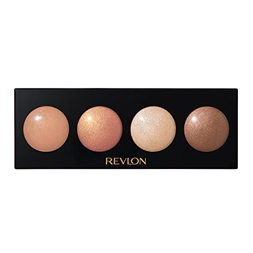 Crème Eyeshadow Palette by Revlon, Illuminance Eye Makeup with Crease- Resistant Ingredients, Creamy Pigmented in Blendable Matte & Shimmer Finishes, 730 Skin Lights, 0.12 Oz