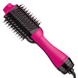 revlon one-step volumizer original 1.0 hair dryer and hot air brush, pink