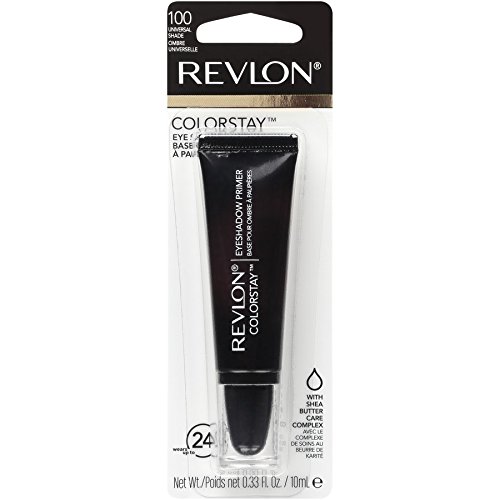 Eyeshadow Primer by Revlon, ColorStay 24 Hour Eye Primer, Longwearing & Non-Drying Formula Infused wiith Shea Butter, 100 Universal, 0.33 Oz