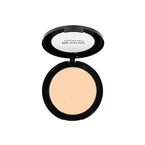 Face Powder by Revlon, ColorStay 16 Hour Face Makeup, Longwear Medium- Full Coverage with Flawless Finish, Shine & Oil Free, 820 Light, 2.4 Oz