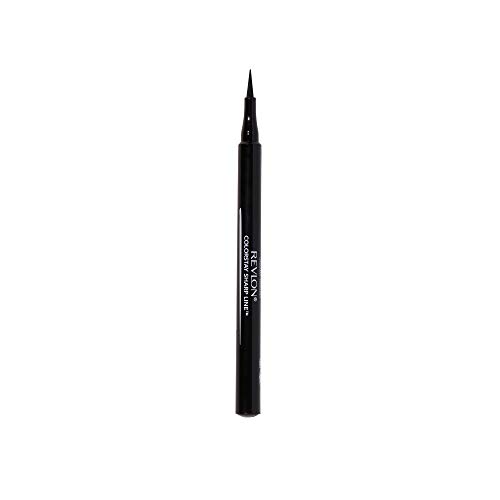 Liquid Eyeliner Pen by Revlon, ColorStay Sharp Line Eye Makeup, Waterproof, Smudgeproof, Longwearing with Slim Tapered Tip, 003 Blackest Black, 0.56 Fl Oz