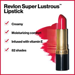 Lipstick by Revlon, Super Lustrous Lipstick, High Impact Lipcolor with Moisturizing Creamy Formula, Infused with Vitamin E and Avocado Oil, 755 Bare It All