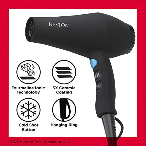 Revlon 1875W Smooth Brilliance AC Motor Hair Dryer | For Shiny, Smooth Hair