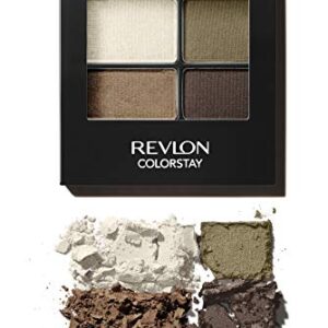 Eyeshadow Palette by Revlon, ColorStay 16 Hour Eye Makeup, Velvety Pigmented Blendable Matte & Shimmer Finishes, 515 Adventurous, 0.16 Oz