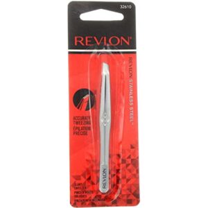 revlon stainless steel accurate tweezing 1 ea (pack of 2)