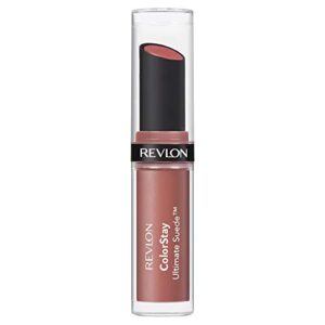 Lipstick by Revlon, ColorStay Ultimate Suede Lipstick, High Impact Lip color with Moisturizing Creamy Formula, Infused with Vitamin E, 055 Iconic, 0.09 Oz