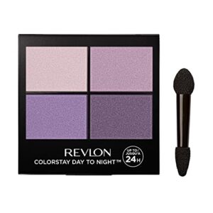 eyeshadow palette by revlon, colorstay day to night up to 24 hour eye makeup, velvety pigmented blendable matte & shimmer finishes, 530 seductive, 0.16 oz