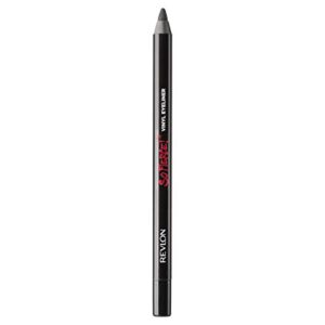 pencil eyeliner by revlon, so fierce vinyl eye makeup, waterproof, smooth gliding, longwearing with shiny vinyl finish, 860 midnight mystery, 0.042 oz